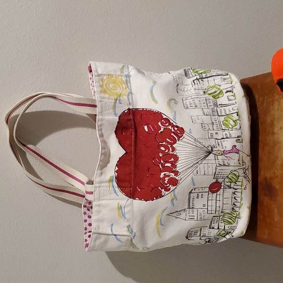 Brighton | Bags | Brighton Canvas Tote Free Your Heart Closet Closing ...